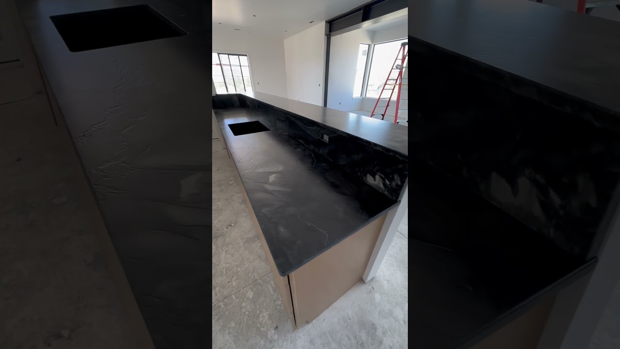 Scandalous black kitchen and wet bar install ￼