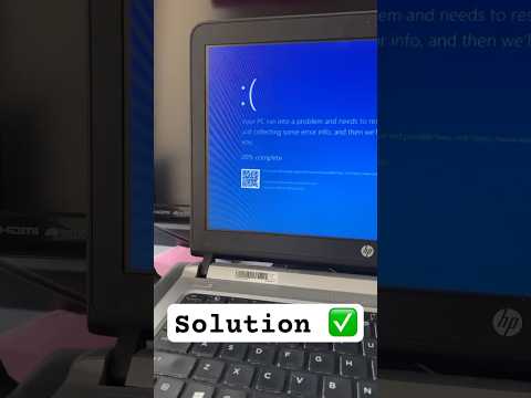 Blue Screen Error - Your PC ran into a problem and needs to restart