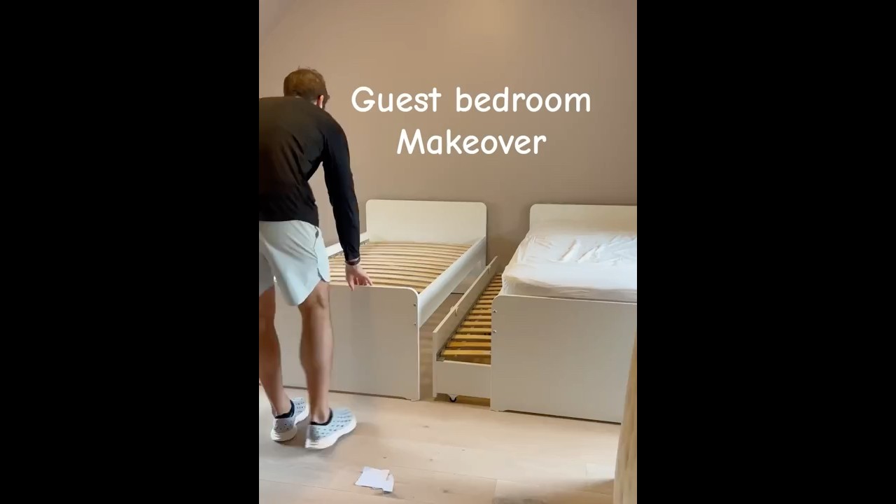 Create Your DREAM Guest Bedroom With This IKEA Trundle Bed Hack