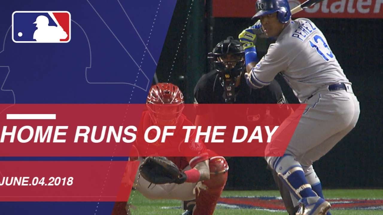 Watch all the home runs from June 4, 2018