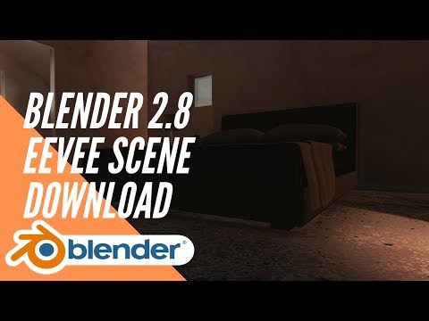 Blender 2.8 EEVEE scene demo + blend file download link 9