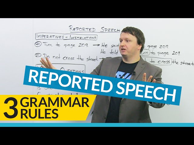 Mastering Reported Speech: Key Rules for Imperatives and Yes/No ...
