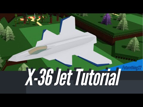 X-36 Stealthy Jet Tutorial (Roblox Build a Boat for Treasure)