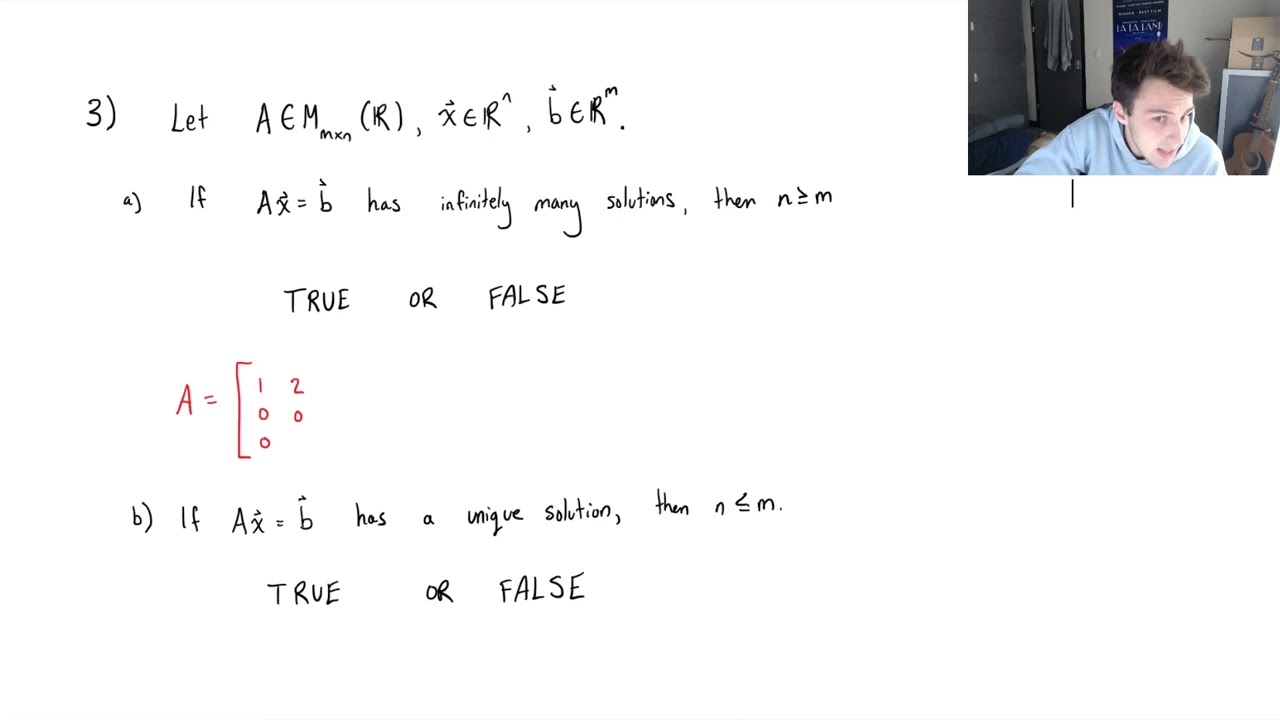 MATH 115: Linear Algebra for Engineering - Final Exam Review Fall 2022