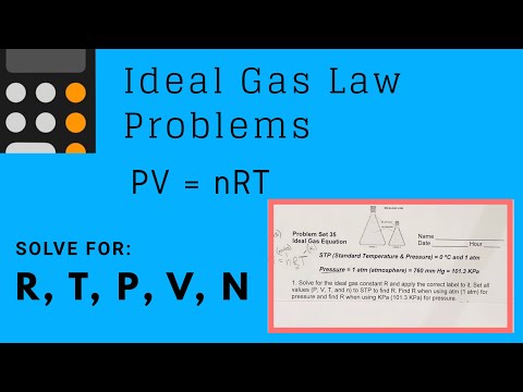 Solving Ideal Gas Law Problems