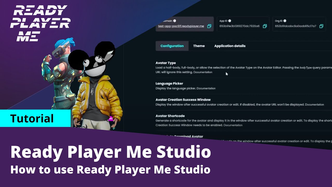 How to use Ready Player Me Studio