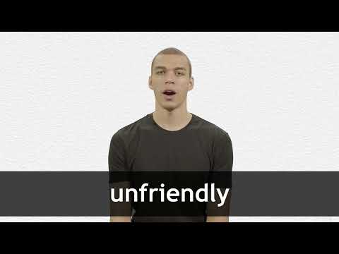 UNFRIENDLY - Definition & Translations | Collins English Dictionary