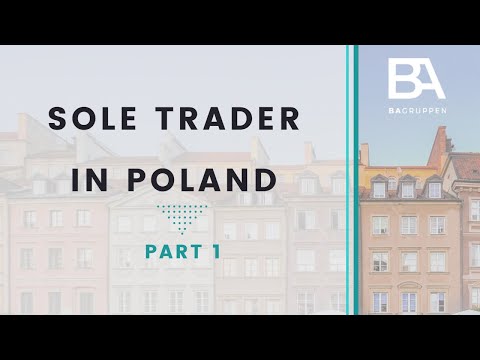 Sole trader in Poland, part 1