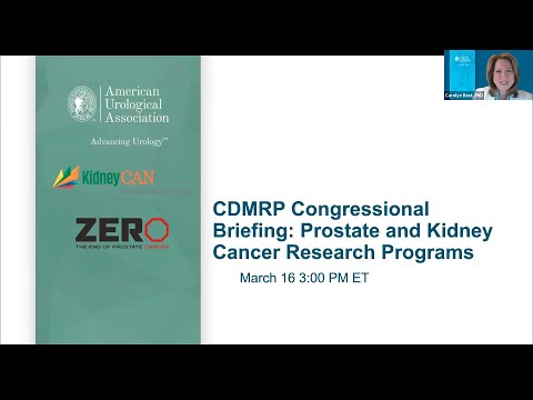 CDMRP Congressional Briefing: Prostate & Kidney Cancer Research Programs
