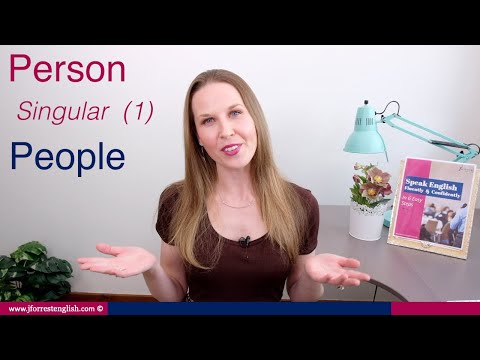 Person or People - Is People Singular or Plural?