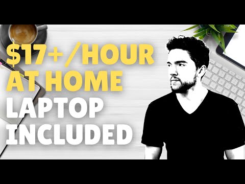 Part-Time Work-From-Home Jobs $17+/Hour Laptop/Equipment Provided