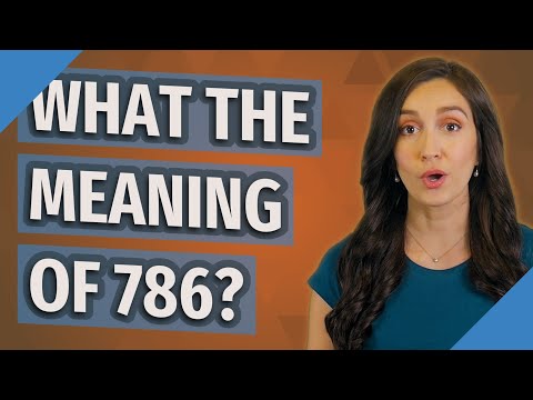 What the meaning of 786?