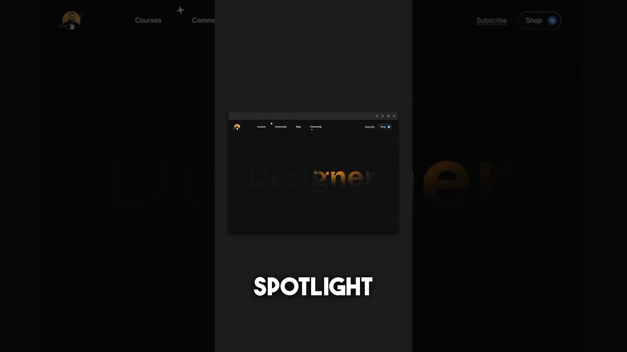 Captivating lighting effect in #figma 🔦