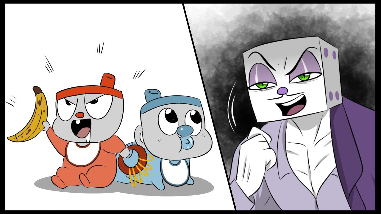 King dice and baby cuphead
