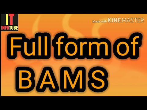 Full form of BAMS | What is BAMS