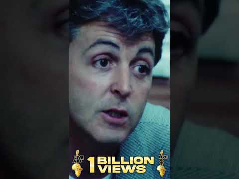 Paul McCartney - Backstage Interview (Live Aid 1985) #shorts