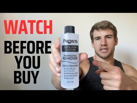Honest Review of Pronto 100% Pure Acetone Gel Polish Remover