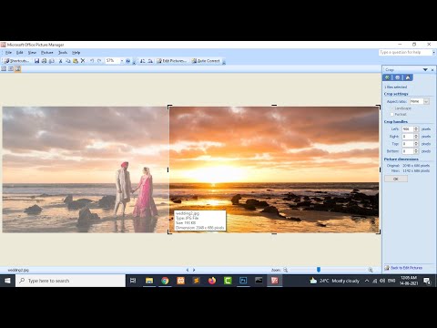 Microsoft Picture Manager Crop, Resize and Compress