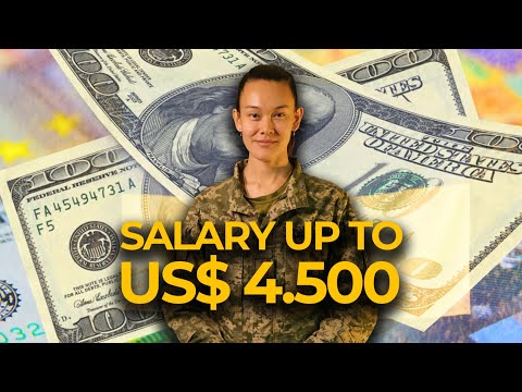 How much do military personnel in the Armed Forces of Ukraine get paid? (subt ENG, ESP, POR)