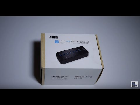 Anker 7-Port USB 3.0 Fast Charge Hub unboxing/review