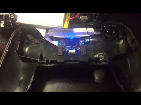 Custom Modded ps4 remote (scuf like paddle and 2000mah battery)