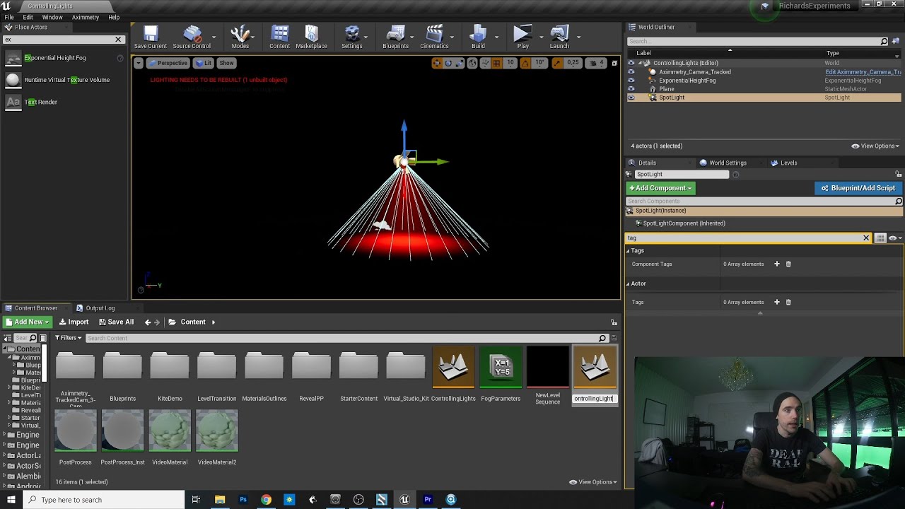 Sequencer Lights Tutorial | Aximmetry DE