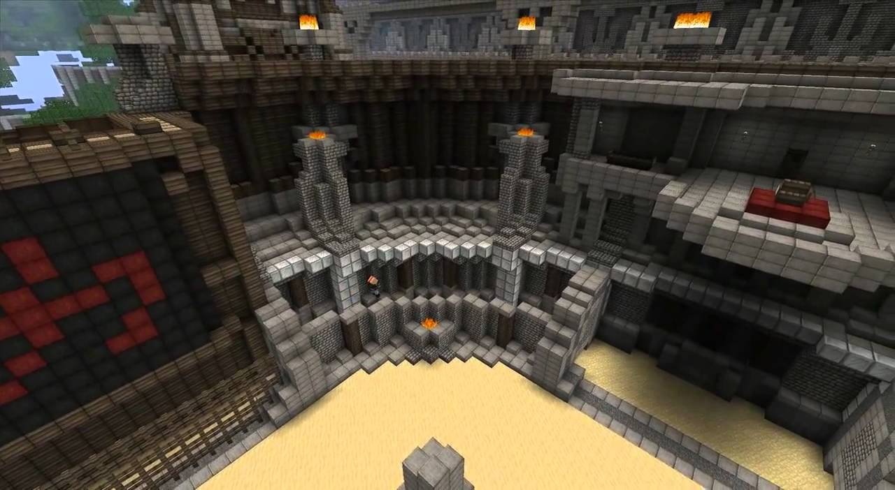 Minecraft Build : Imperial City Arena ( Oblivion )