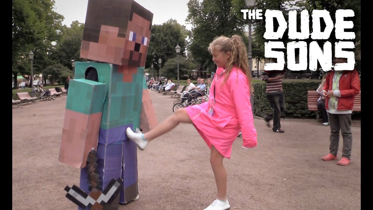 Minecraft In Real Life Pranks - Part 1