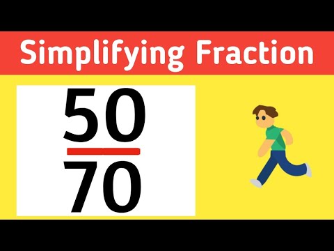 Simplify the fraction 50/70 || 50/70 Simplified