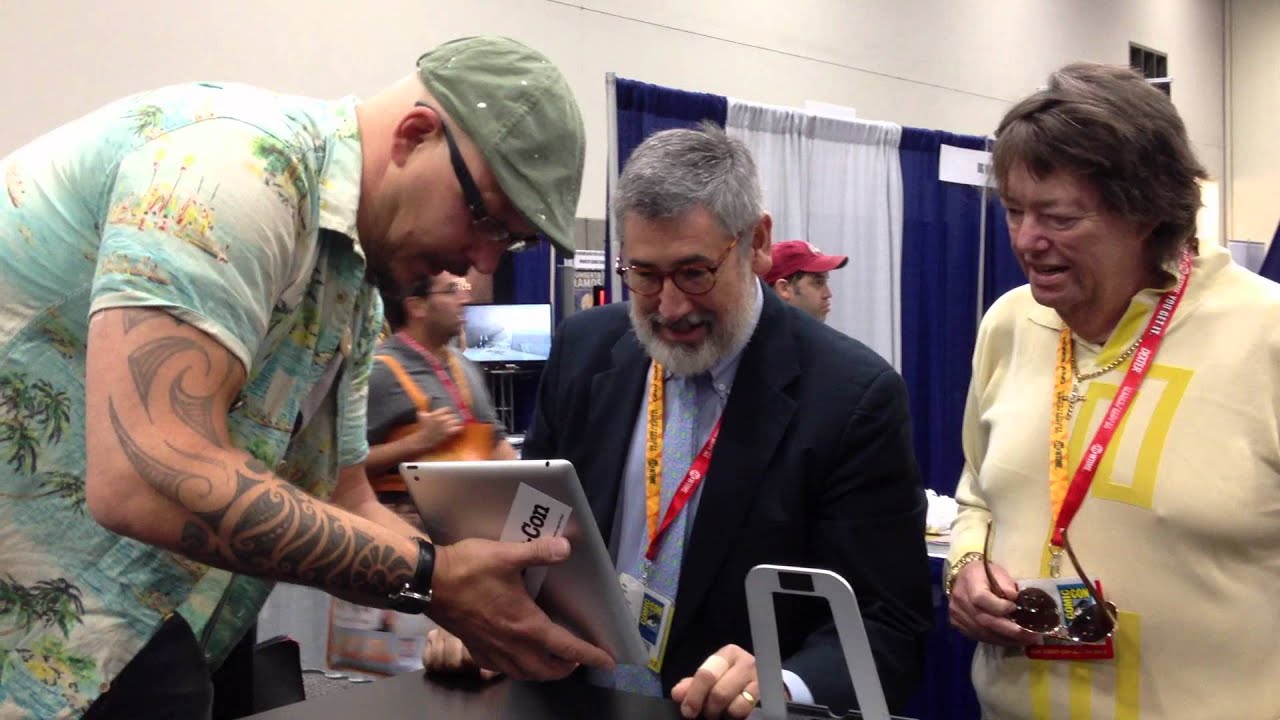 Liam Sharp and John Landis discuss Madefire Comics