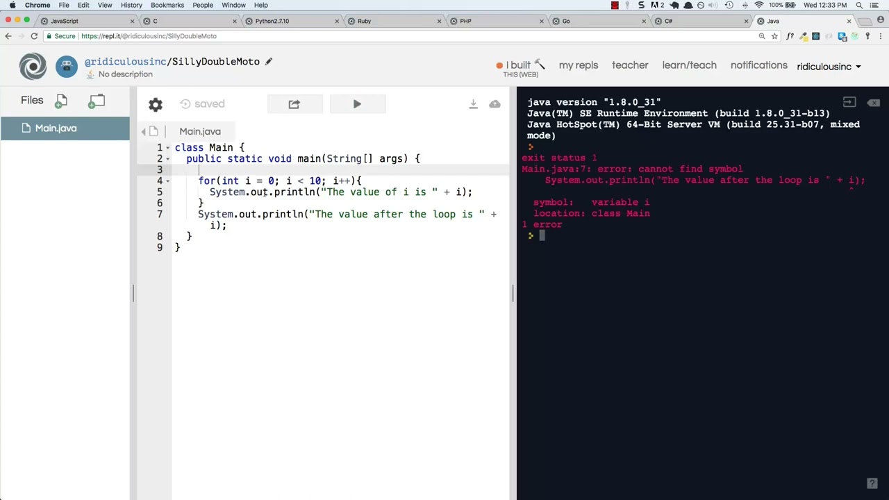 JavaScript Variable Scope vs Python/C/Java/Ruby/PHP - const & let To The Rescue!
