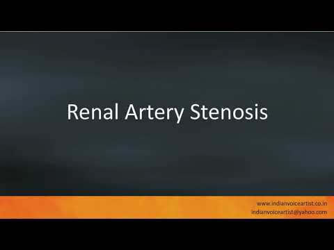 Pronunciation of the word(s) "Renal Artery Stenosis".