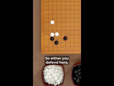 A Simple Modern Joseki with 3-4 Point 🧠More Go in Profile! #GoGame #Baduk #BoardGame #joseki