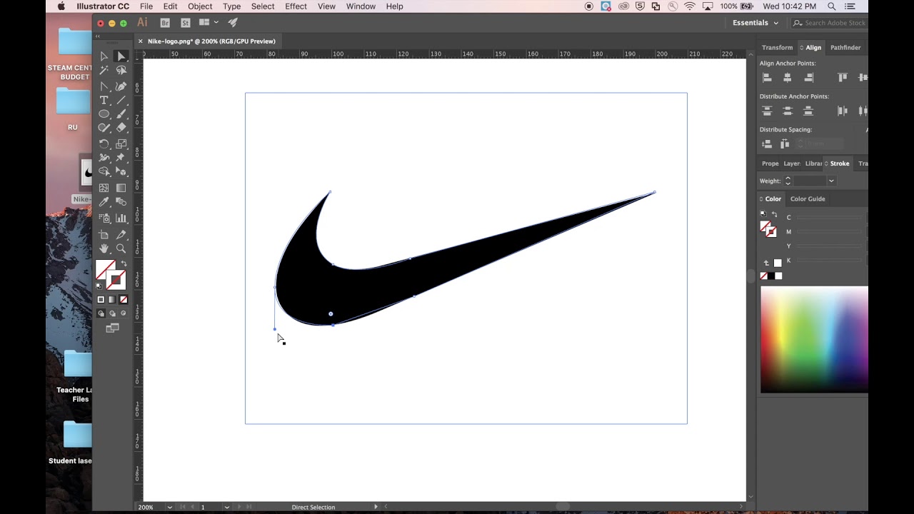 One Color Solid Logo Vector Art Tutorial