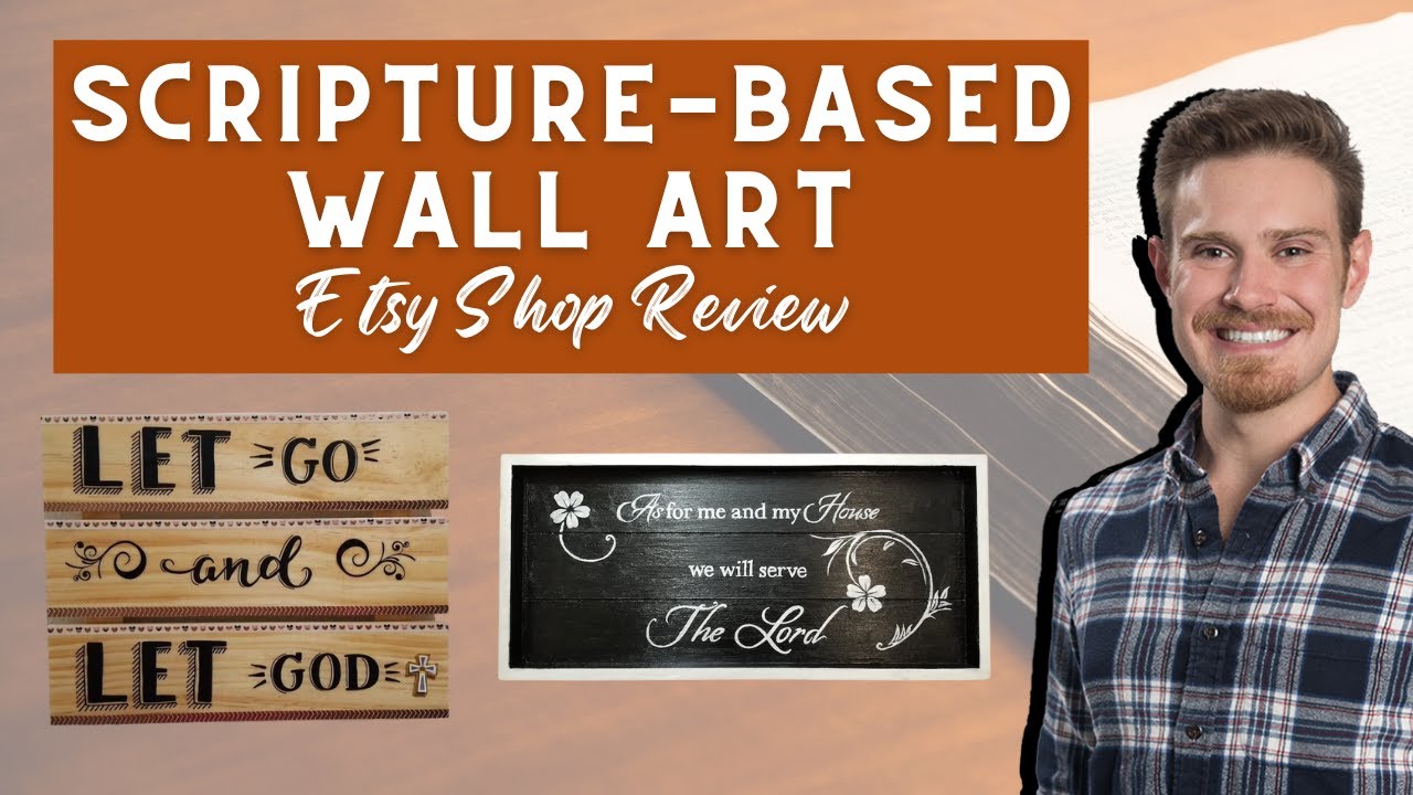 Scripture-Based Wall Art Etsy Shop Review | Etsy Selling Tips | How to Sell on Etsy