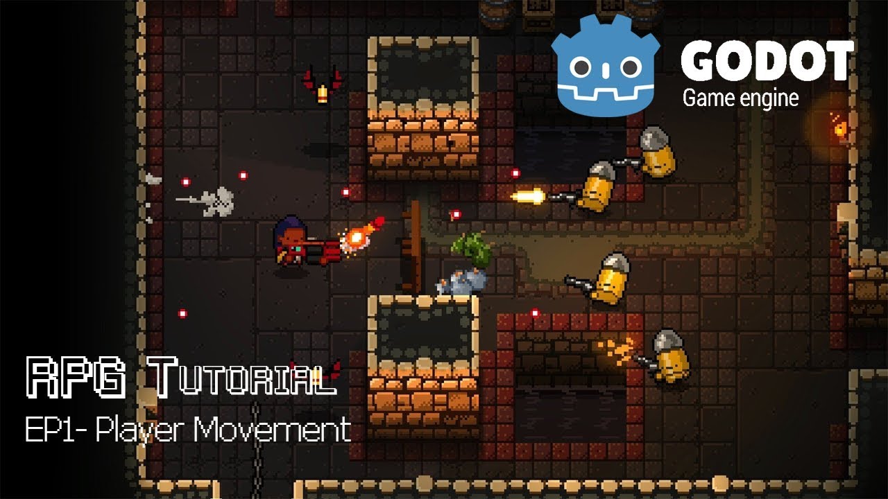 Godot Engine: 2D RPG Game Development Tutorial (EP- 1: Player Movement)