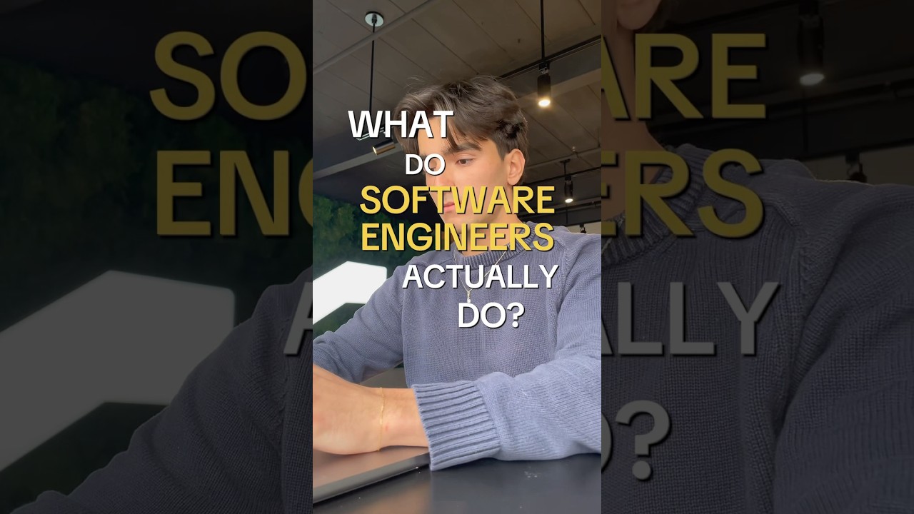 What Do Software Engineers ACTUALLY Do?