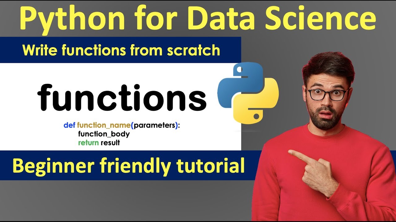 Mastering Python Functions | Python for Data Science