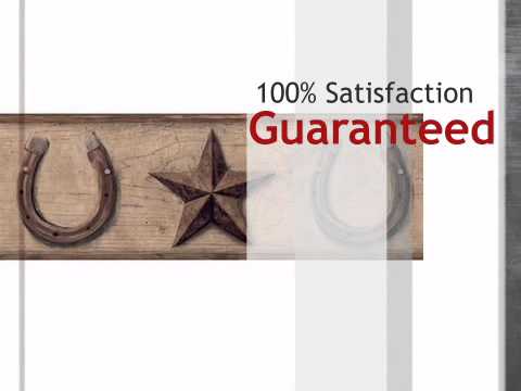 Western Star Wallpaper Border - Brown - lonestarwesterndecor.com