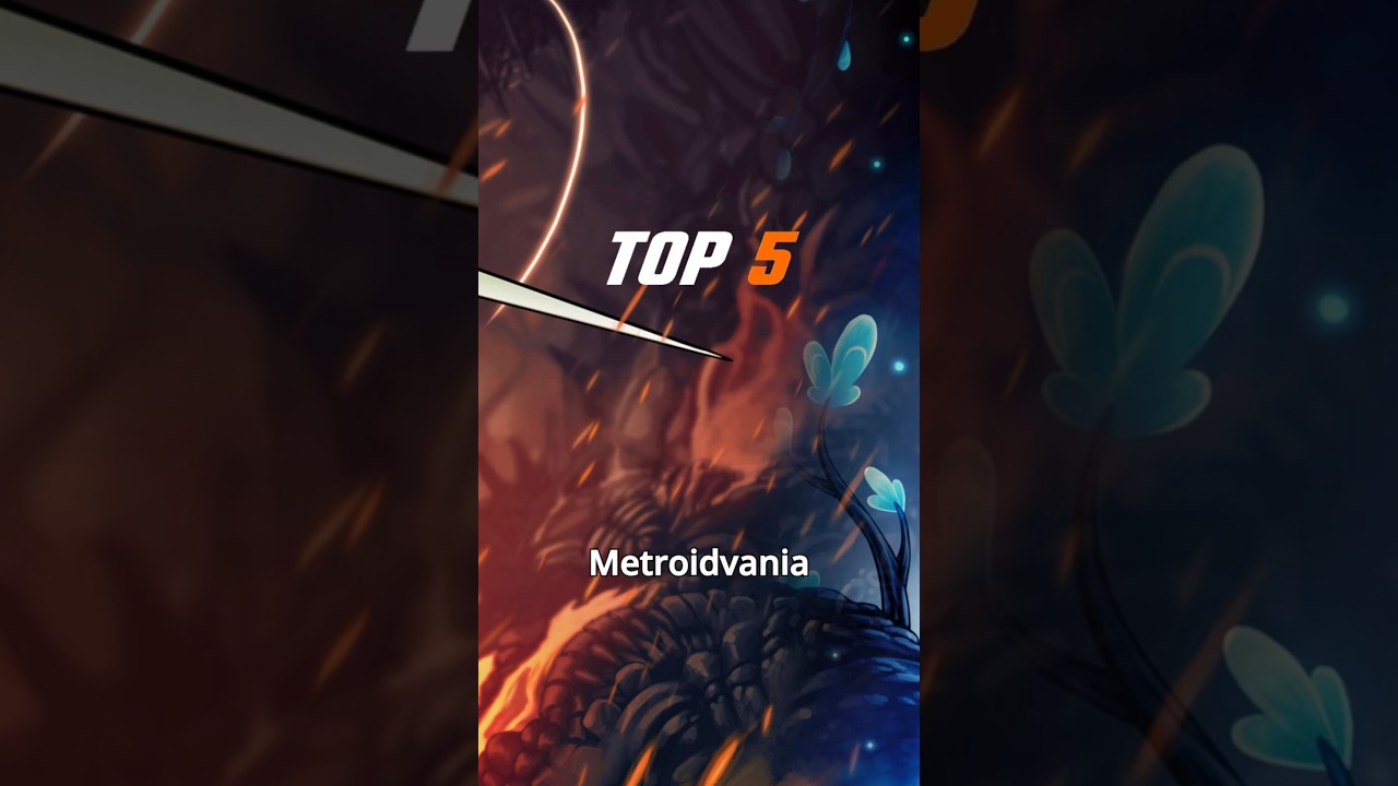 🔥 Top 5 Metroidvania Games of the Last Decade 2015–2025 🎮✨