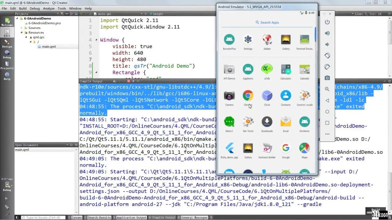 039 Running your Qt Quick App on Android