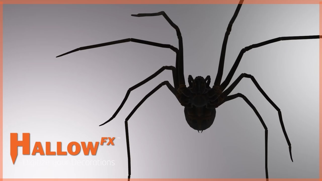 Spider Silhouettes by HallowFX - Digitize your Decorations