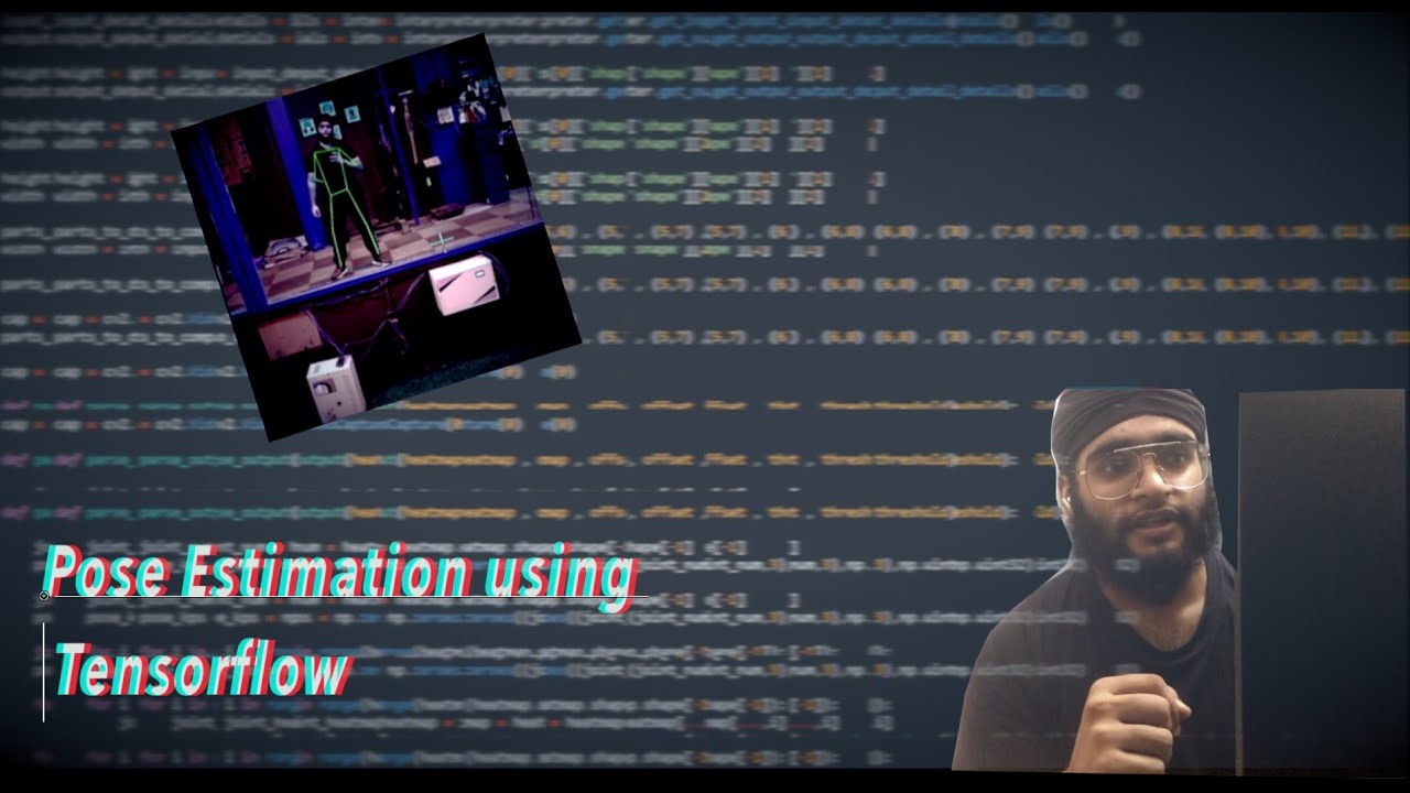 Pose Estimation  with TensorFlow | Using Posenet tflite model |in python|Deep Learning