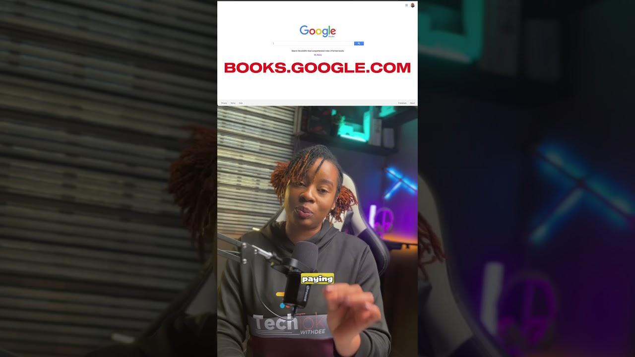 Websites where you can get thousands of free PDFs and textbooks #techtokwithdee #youtubeshorts