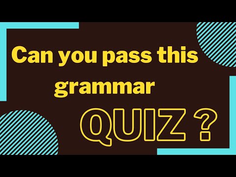 ⭐MIXED VERBS QUIZ | CAN YOUR PASS THIS ENGLISH GRAMMAR QUIZ❓
