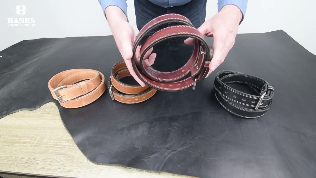 Hanks Premier USA Made Extra Thick Premium Belt. Like No Other!