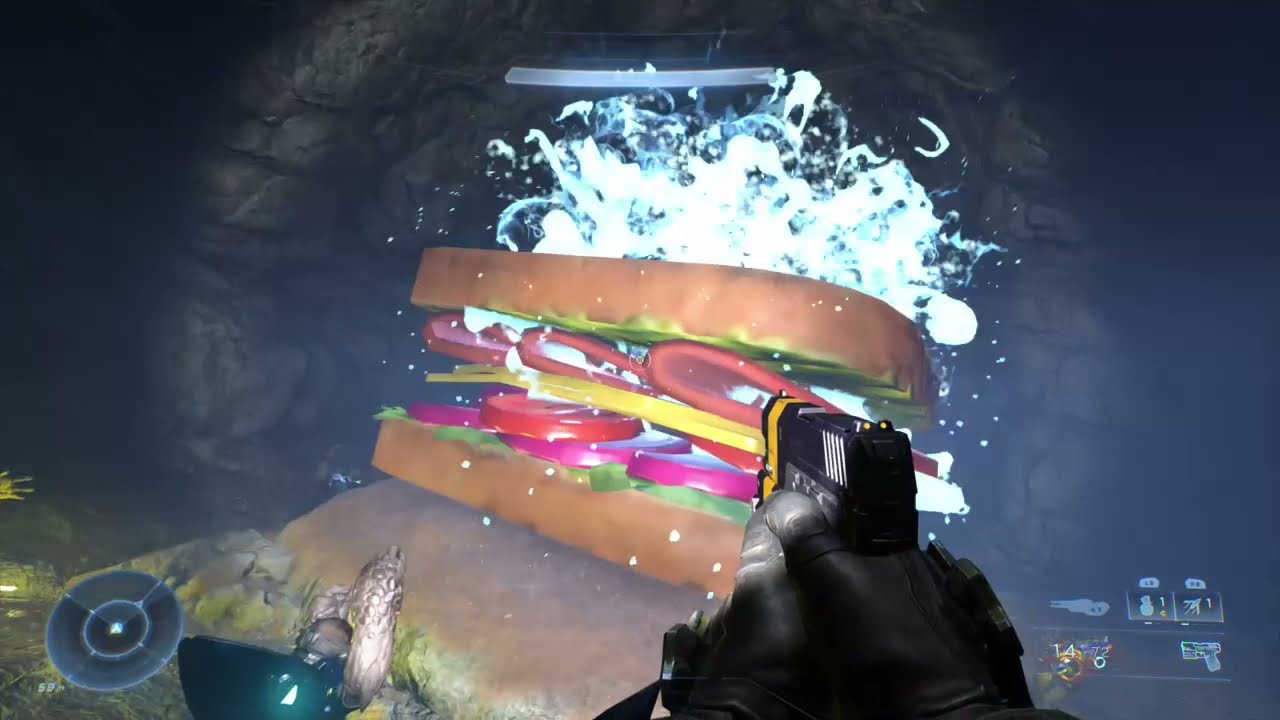 Halo infinite - giant sandwich Easter egg location
