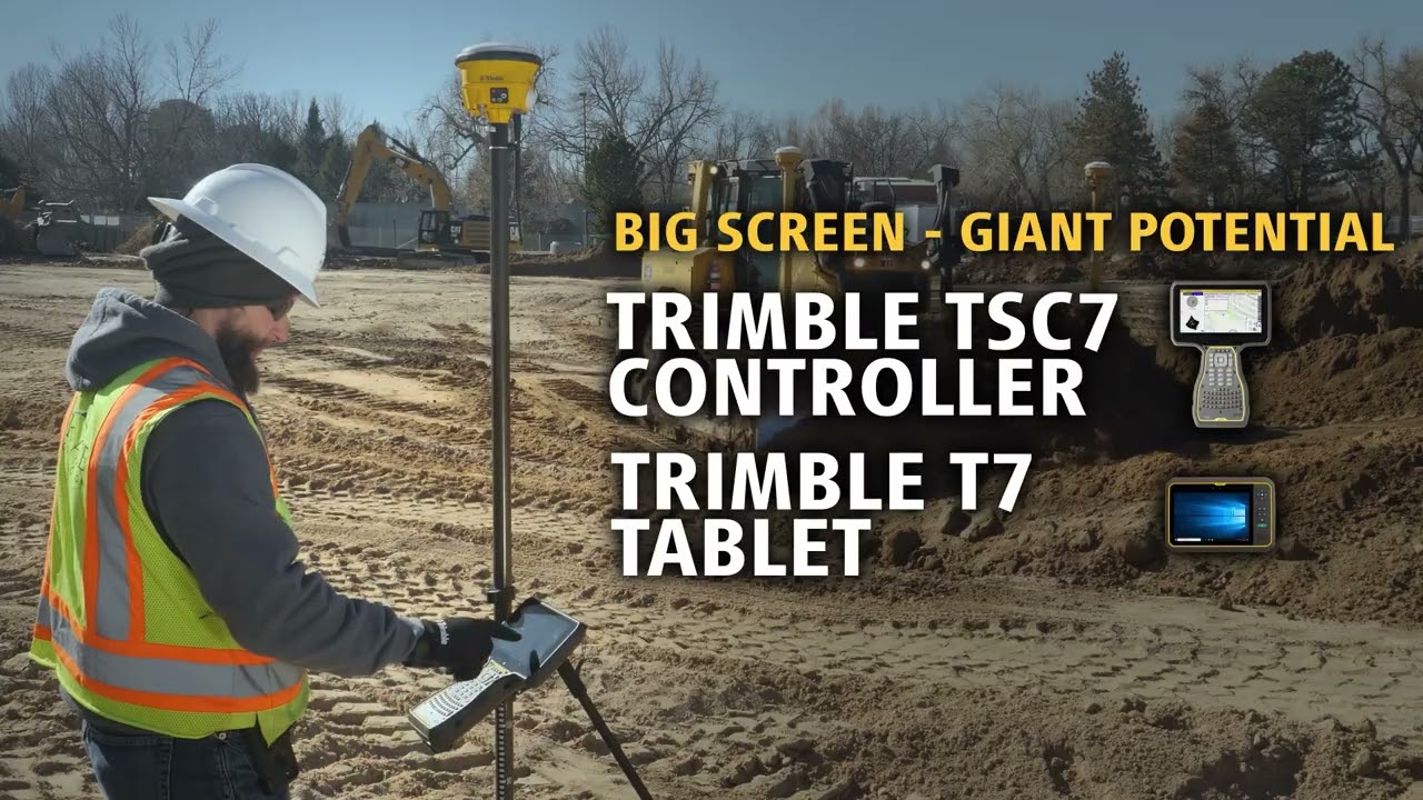 Trimble Siteworks Positioning System for Construction Surveyors, with T7 Tablet