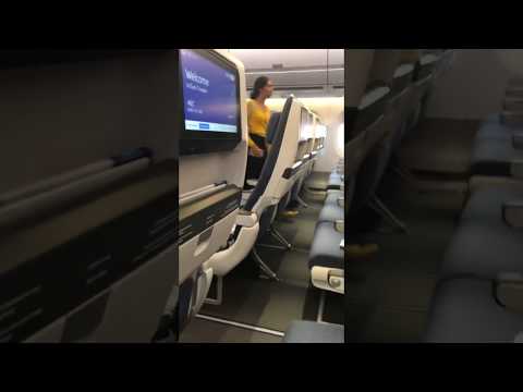 Look around British Airways World Traveller cabin A350