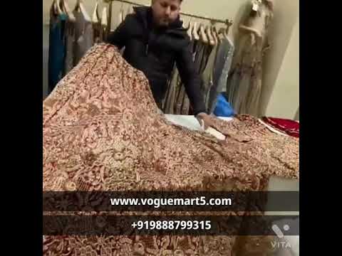 Designer Wedding Long Trail Gown Red Golden Eid New Collection Bridal walima Nikaah Shadi Reception